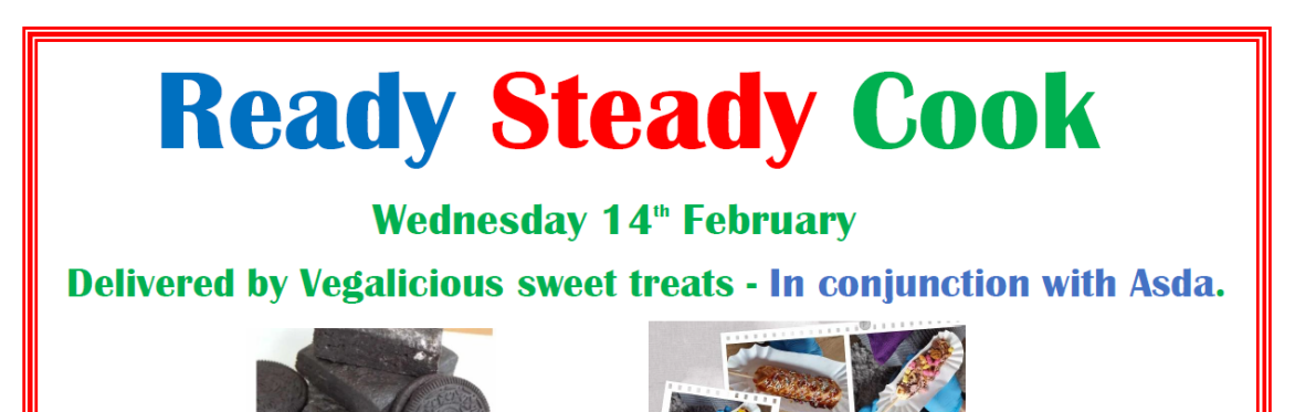 Select tickets – Ready Steady cook – Teversal visitors centre and cafe