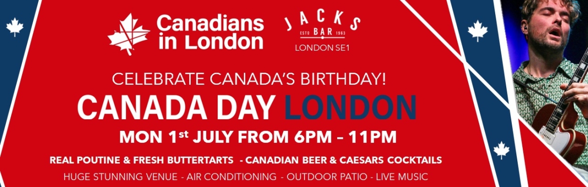 Select tickets – Canada Day London - Waterloo – Jacks Bar Waterloo