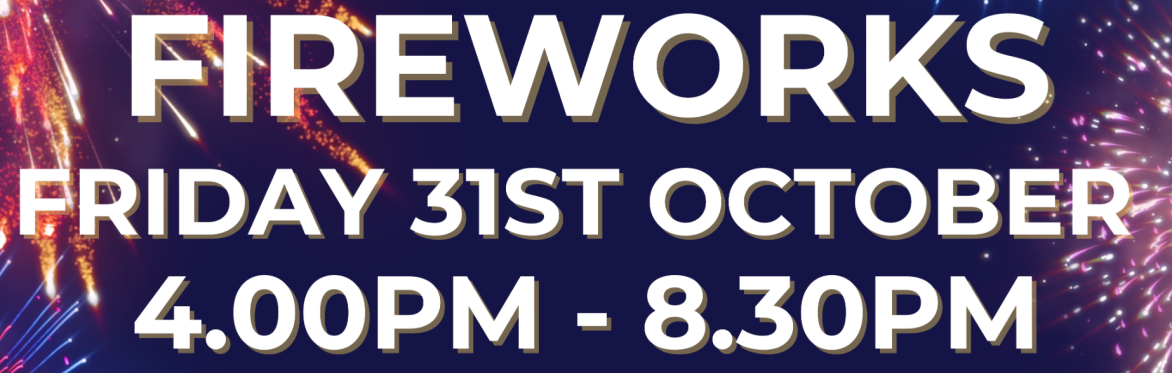 Select tickets – Fireworks 2025 – Rowheath Pavilion - Sports Grounds
