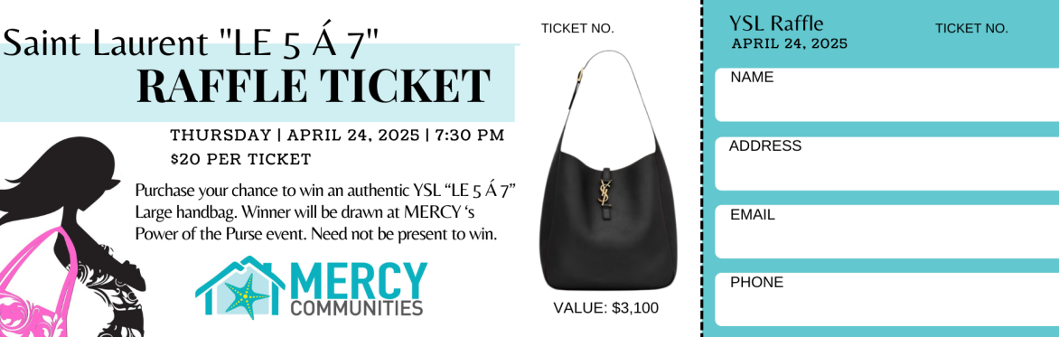 Buy YSL Purse Raffle Tickets – 2025 Power of the Purse YSL Saint ...