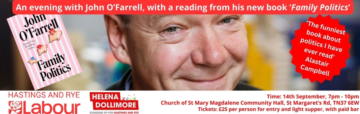 Buy tickets – An Evening with author and comedian John O'Farrell – St ...