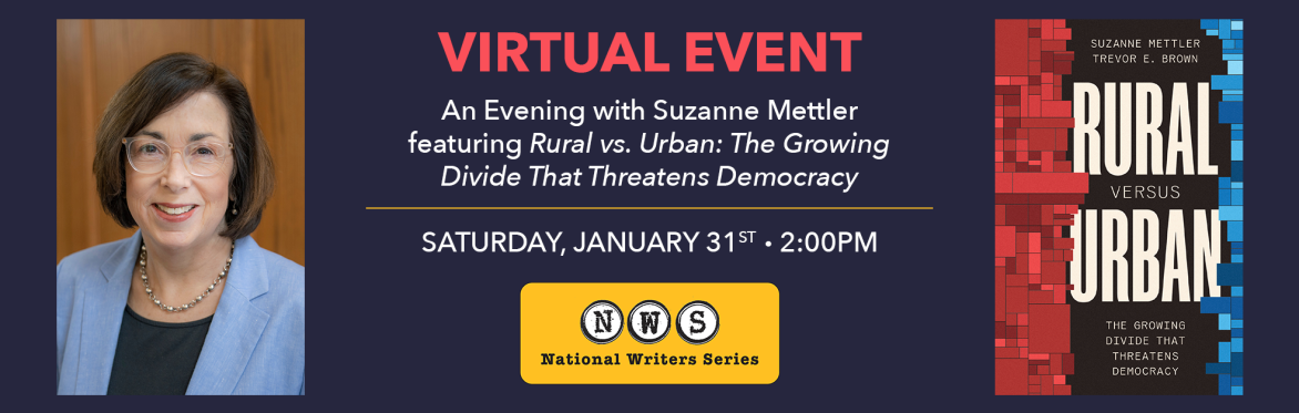 Buy Livestreaming Tickets – An Evening with Suzanne Mettler featuring ...