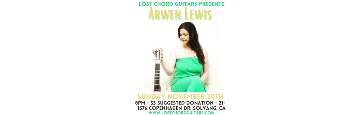 Buy tickets – Arwen Lewis – Lost Chord Guitars