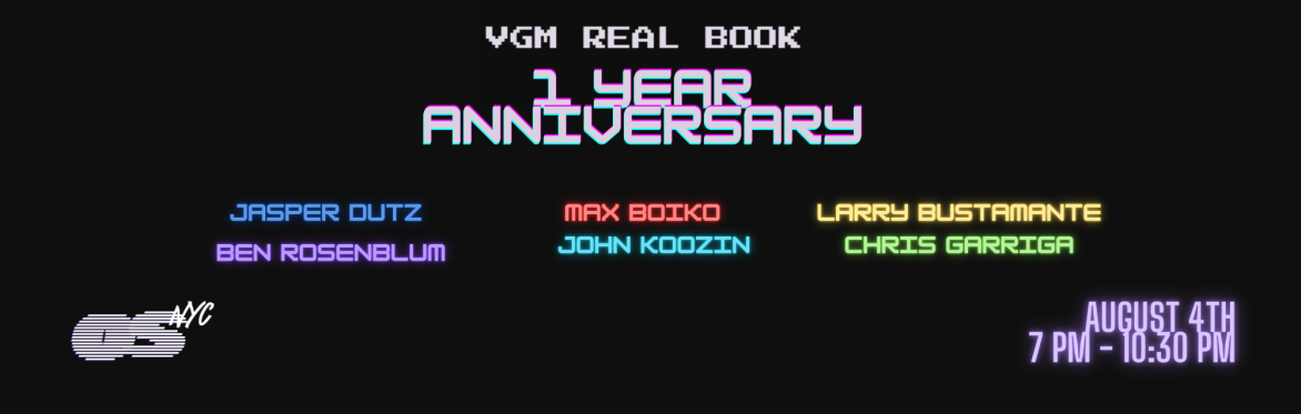Buy tickets – VGM Jam Sessions NYC Real Book 1 Year Anniversary Jam