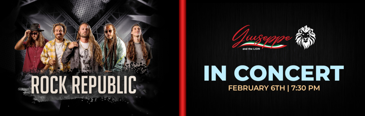Buy tickets – Rock Republic Live Signature Event – Giuseppe and the Lion