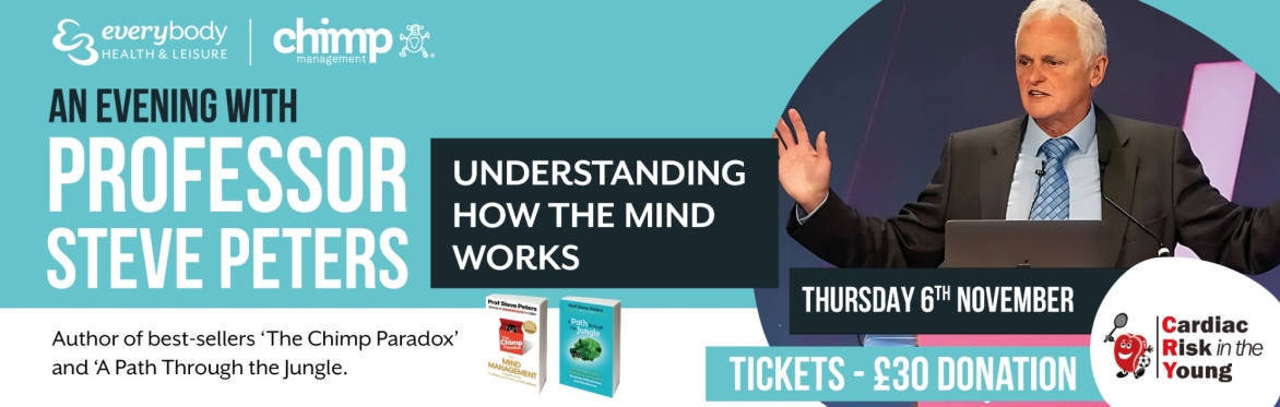 Select tickets – An Evening with Professor Steve Peters (Chimp ...