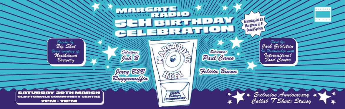 Buy tickets – Margate Radio 5th Birthday – Cliftonville Community Centre