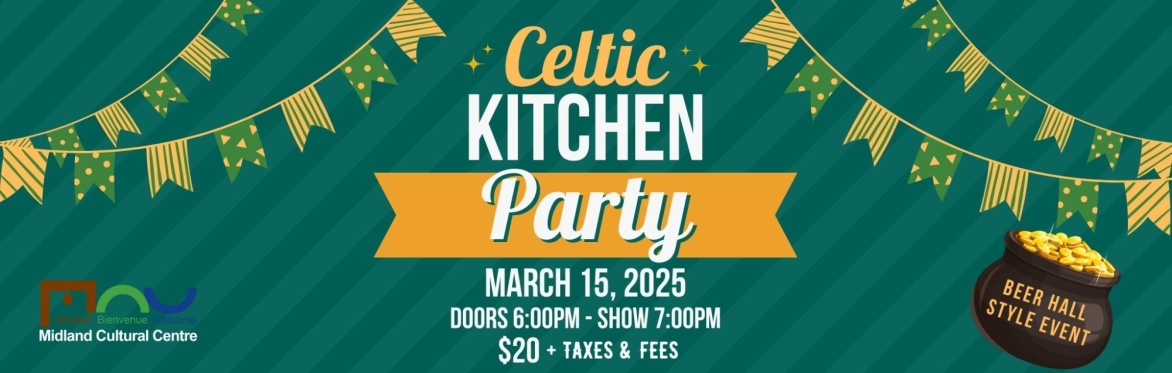 Buy tickets – Celtic Kitchen Party – Midland Cultural Centre - Rotary Hall