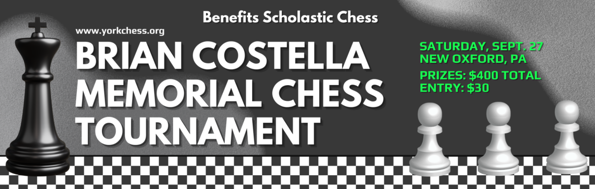 Select tickets – Brian Costella Memorial Chess Tournament - Benefits ...