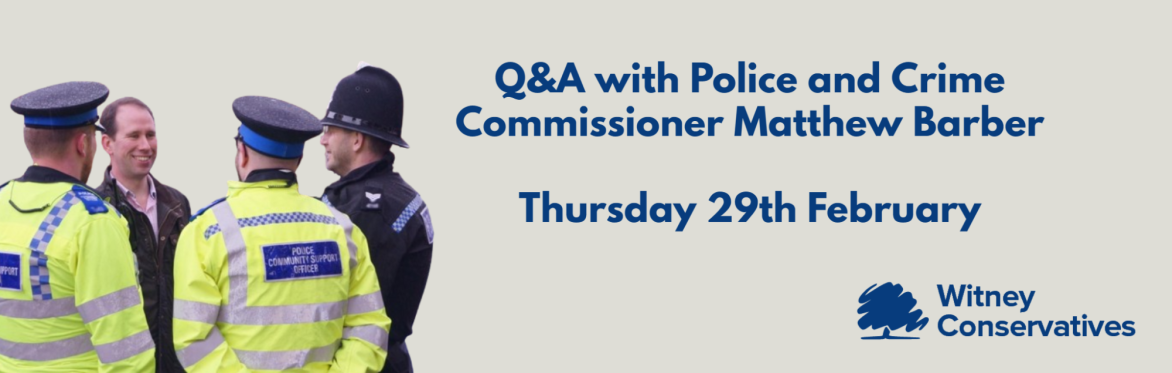 Free Tickets – Q&A with Matthew Barber, Thames Valley Police & Crime ...