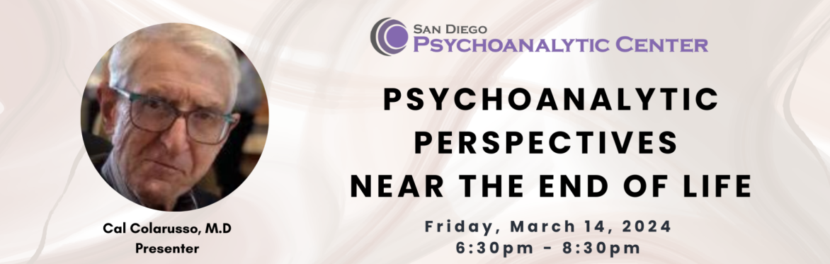 Register Now – Cal Colarusso, M.D. - Psychoanalytic Perspectives at the ...