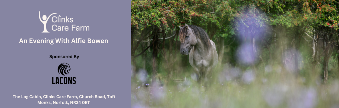 Reserve your space – An Evening With Alfie Bowen - Wild Horse Launch ...