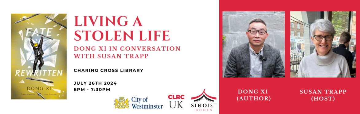 Select tickets – Living a Stolen Life - Dong Xi in Conversation with ...