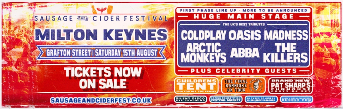 Buy tickets – Sausage and Cider Festival - Milton Keynes 2026 – South ...