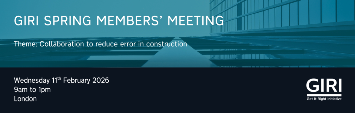 Reserve your place – GIRI Spring Members' Meeting – Institution of ...