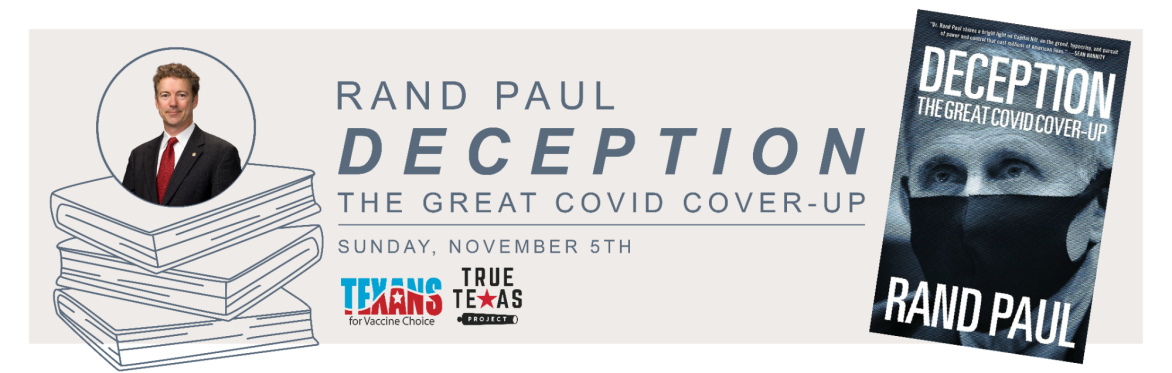 Buy tickets – Rand Paul Book Launch – 5th & Carroll Events