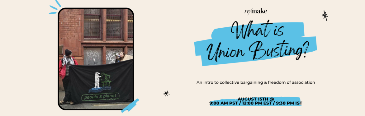 Select tickets – What is Union Busting? – Zoom