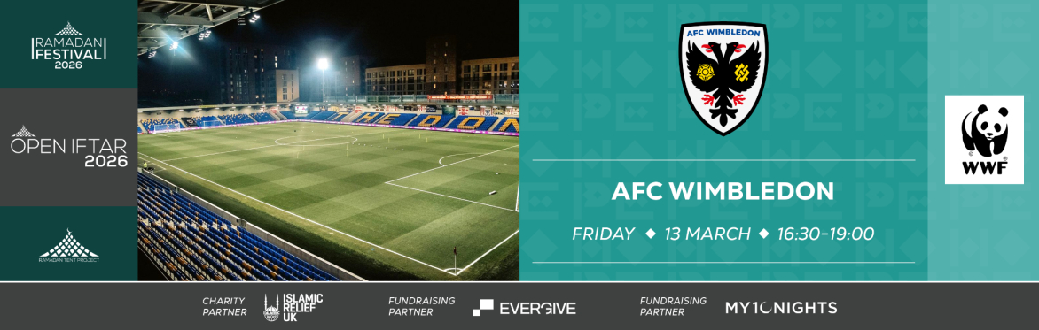 Book my ticket – Open Iftar 2026 - AFC Wimbledon – AFC Wimbledon