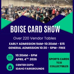 Buy tickets – Boise Card & Collectible Show