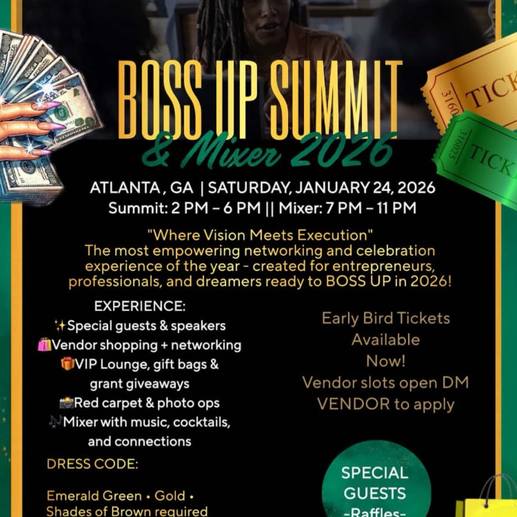 Buy tickets – Boss Up Summit & Mixer – The L Room Event Venue