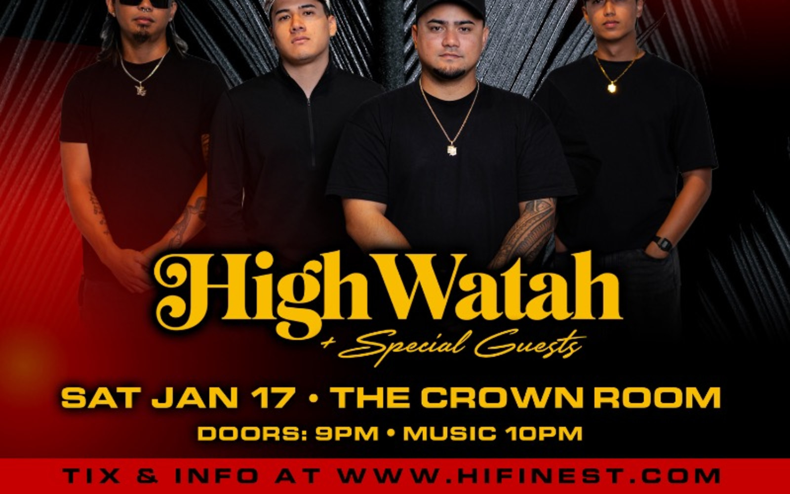 Select tickets – KWXX HOʻOLAULEA AFTER PARTY w/ HIGH WATAH – The Crown Room