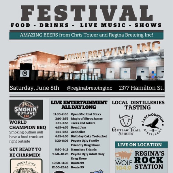 Buy tickets – Regina Brewing Street Festival (June 8/2024)