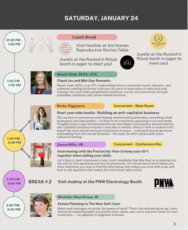 Reserve Your Seat – The PDX Women's Convergence – Rae Loft