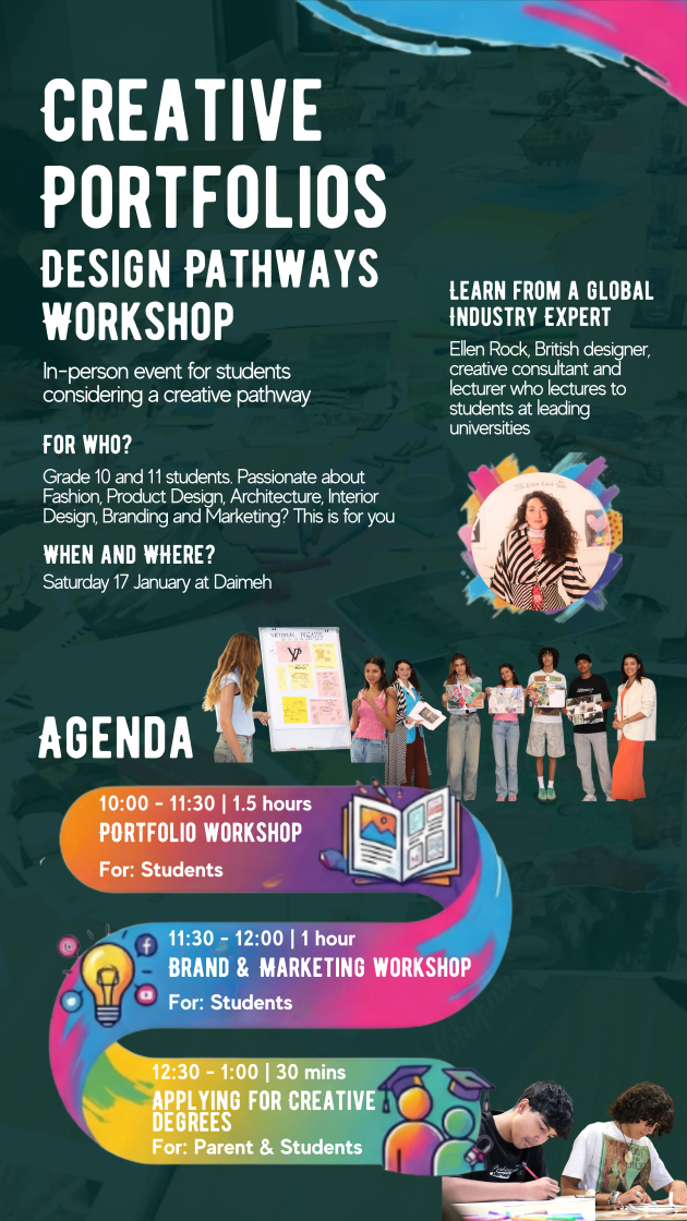 Select tickets – Creative Portfolio Workshop | Amman – Daimeh Eatery ...