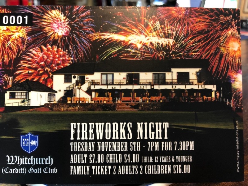 Volunteer Here! – Whitchurch Golf Club Firework Display – Whitchurch ...