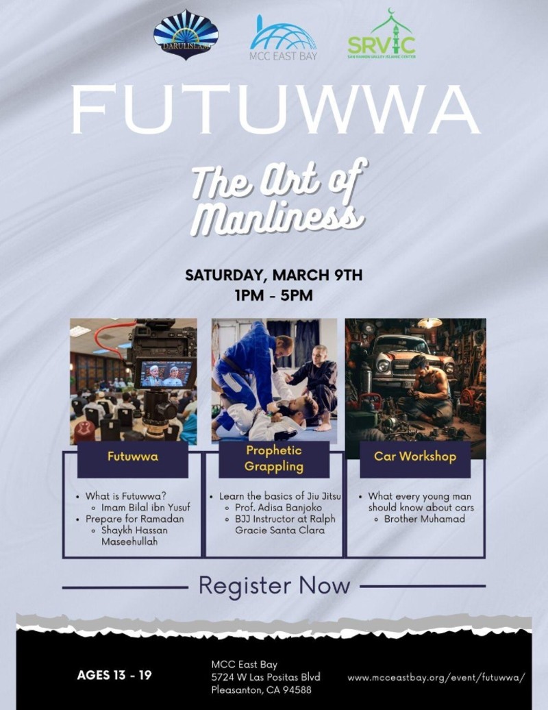 Buy tickets – Tri-Valley Futuwwa Conference for Male Muslim Teens – MCC ...