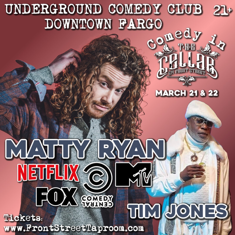 Buy Tickets – Comedy in the Cellar - Matty Ryan – Front Street Taproom