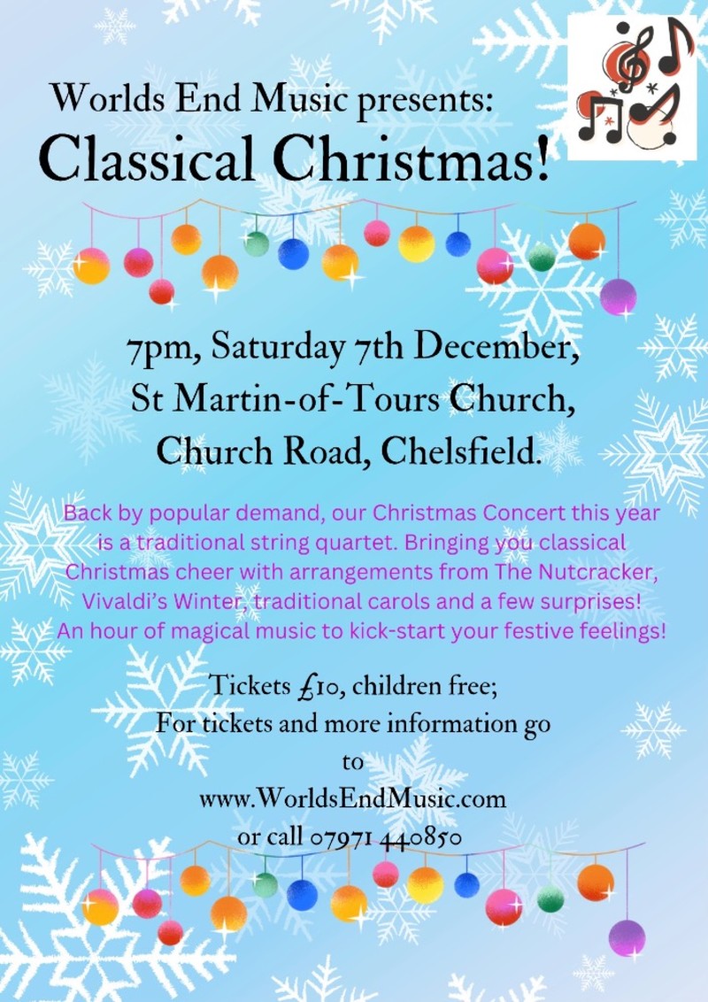 Select tickets – Classical Christmas! – St Martin-of-Tours Church ...