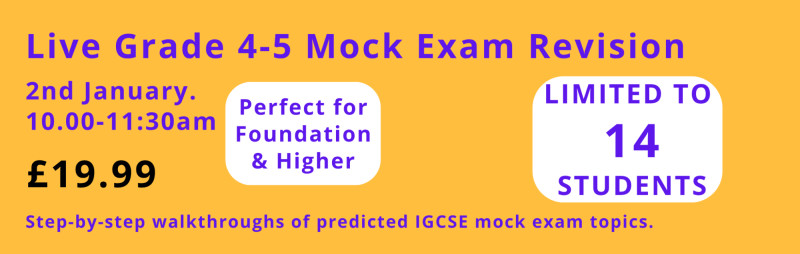 Buy tickets – Grade 4–5 Mock Revision – Perfect for Foundation & Higher ...