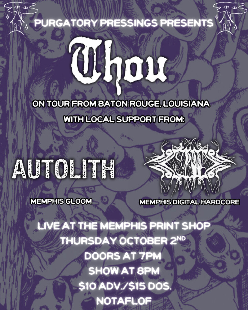 Buy tickets – Thou – The Memphis Print Shop