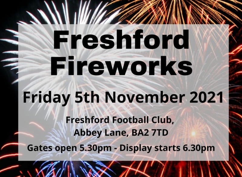 Buy tickets – Freshford Fireworks 2021 – Freshford Football Club