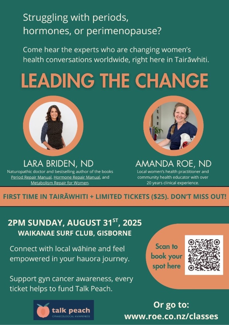 Select tickets – Leading the Change with Lara Briden, ND and Amanda Roe ...