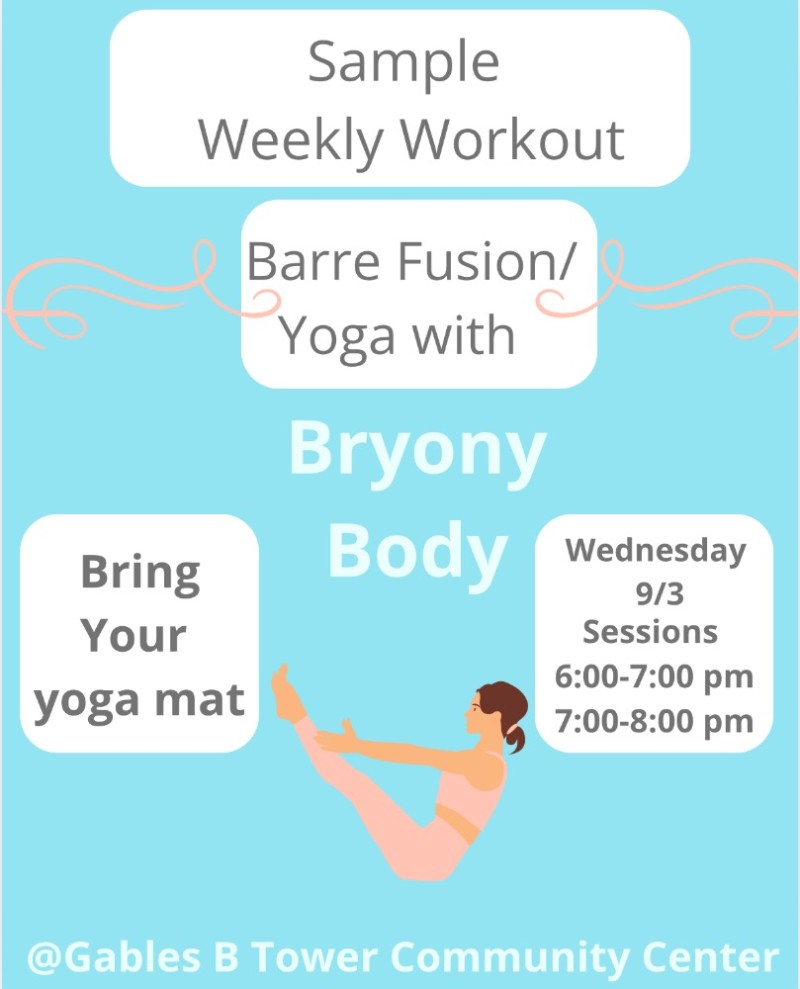 Select tickets – Bryony Body – Gables Community Center