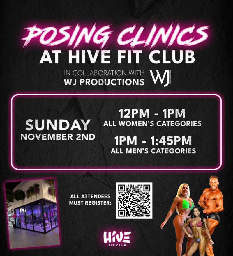 Register – Hive Fit Club Posing Clinics – Hive Fit Club