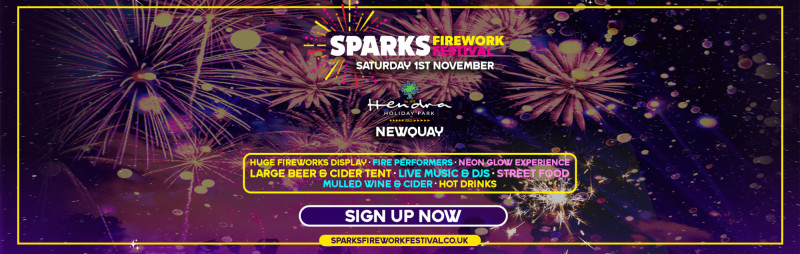 BUY TICKETS – Sparks Fireworks Festival - Newquay 2025 – Hendra Holiday ...