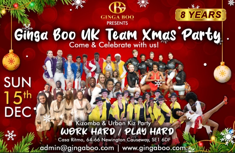 Buy tickets – ★ Ginga Boo UK Xmas Party & 8 years celebration - Kizomba ...