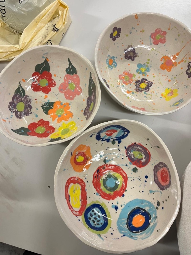 Book workshop – Funky pottery – Artworks Studio, Stonepitts Farm