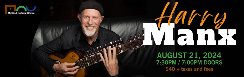 Buy Tickets – MCC Presents: Harry Manx – Midland Cultural Centre ...
