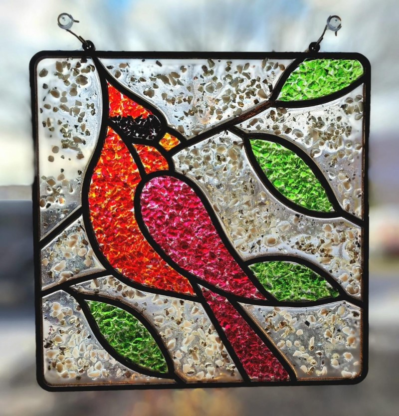 Buy tickets – SOLD OUT: Crushed Glass Cardinal Party – Uncork & Create