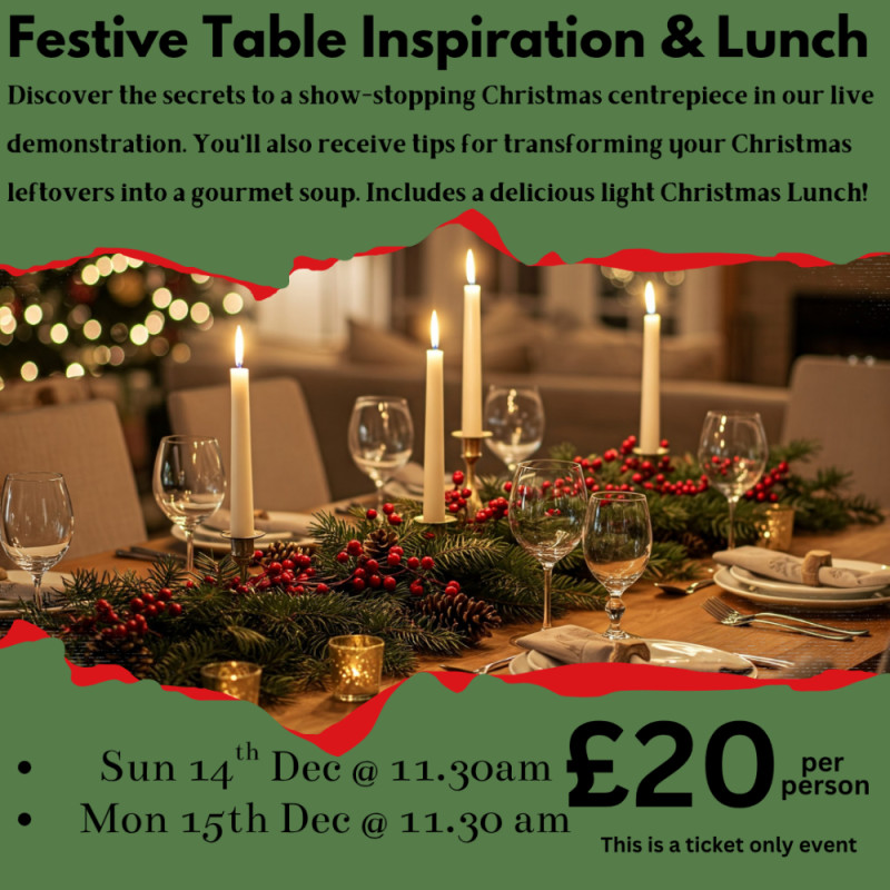Click Now to Buy Tickets – Festive Table Inspiration & Lunch – Orange ...