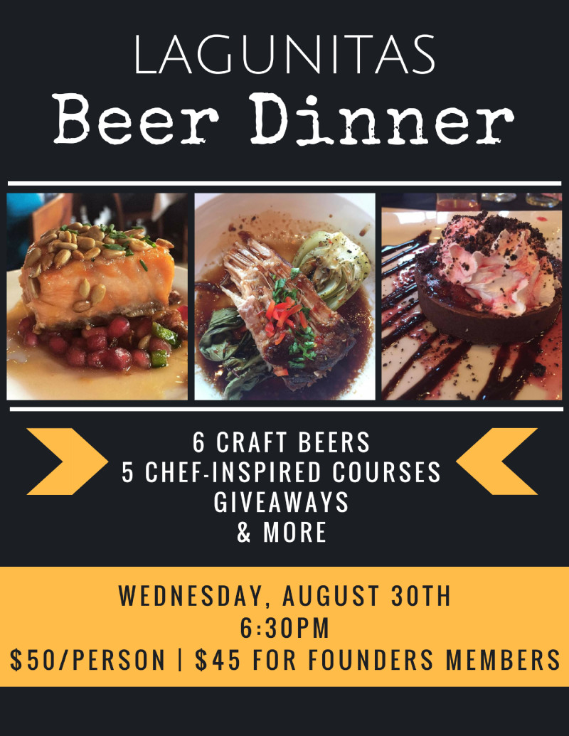 Buy tickets – Lagunitas Beer Dinner – Tamarack Tap Room