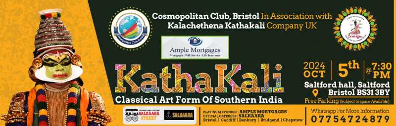 Buy tickets – Sreeragam Season 2 - Kathakali – Saltford Hall