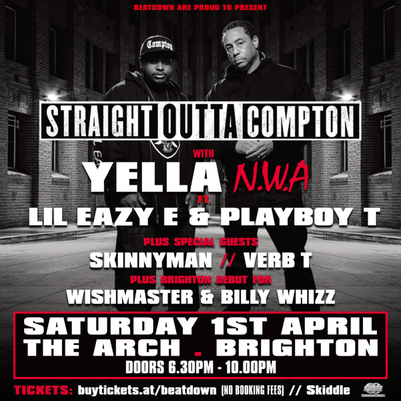 Buy tickets – YELLA from NWA feat LIL EAZY E // PLAYBOY T plus ...