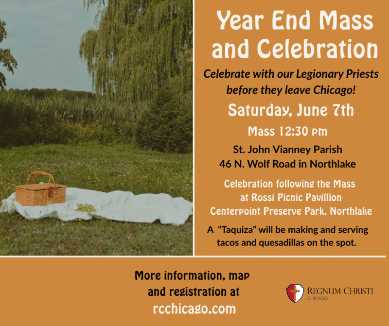 Register – 2025 RC Year-End Mass and Celebration – St John Vianney