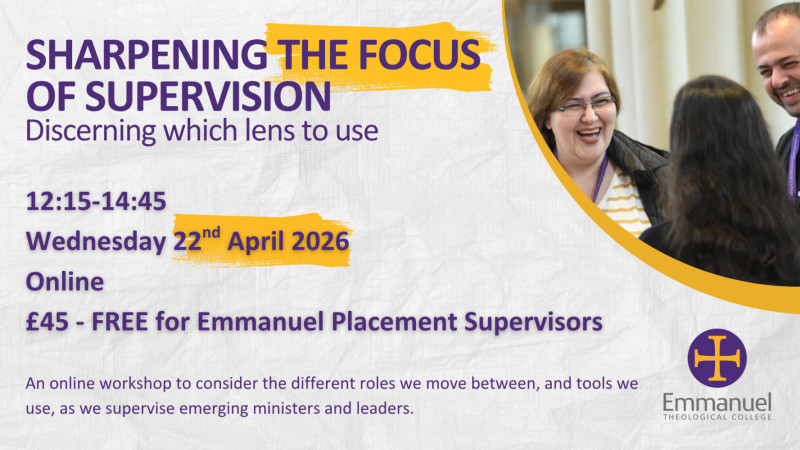 Register Now – Online Workshop: Sharpening the focus of Supervision - Discerning which lens to ...