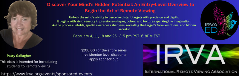 Buy tickets – Beginning your Remote Viewing Practice with Patty ...